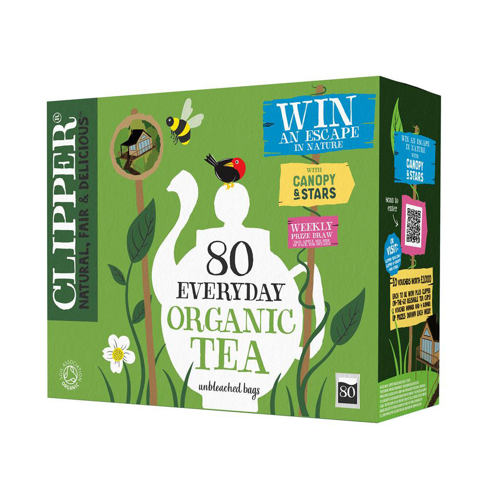 Clipper Teas Organic Everyday Tea 80 bags – Clipper Tea Shop