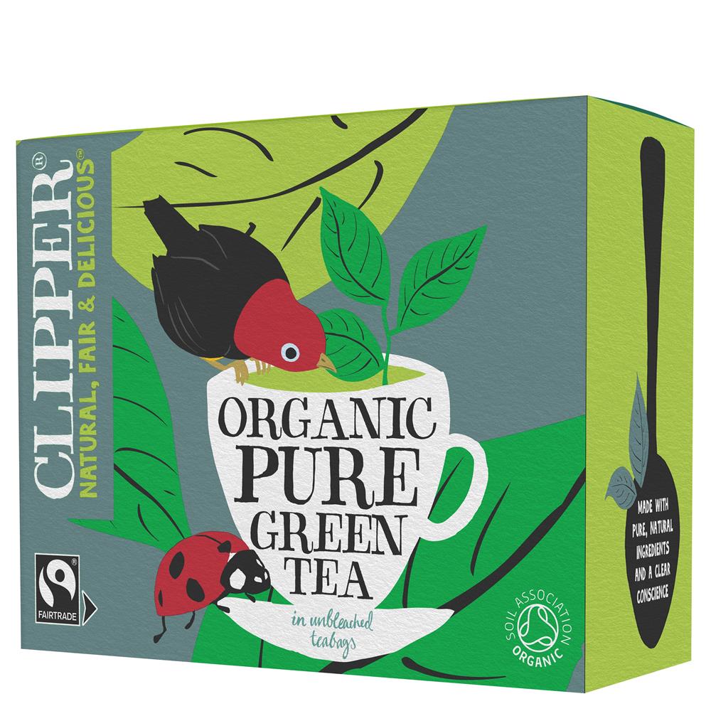 Clipper Organic Fairtrade Pure Green Tea 80 bags – Clipper Tea Shop