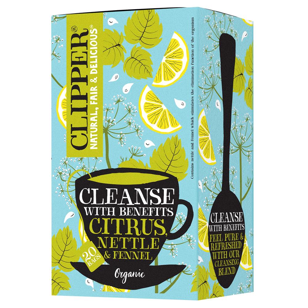 Organic Cleanse with Benefits Infusion 20 Bags – Clipper Tea Shop