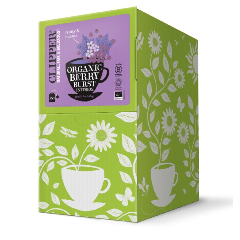Clipper Teas Organic Berry Burst Infusion 250 envelopes – Clipper Tea Shop