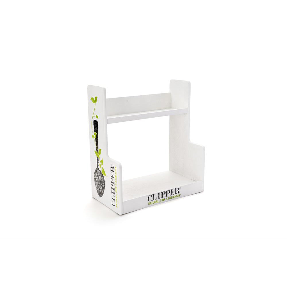 Wooden Tea Display Stand Small – Clipper Tea Shop