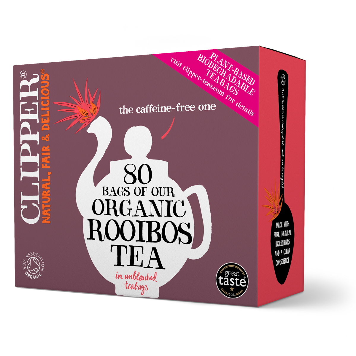 Clipper Teas Organic Infusion Redbush 80 Teabags – Clipper Tea Shop